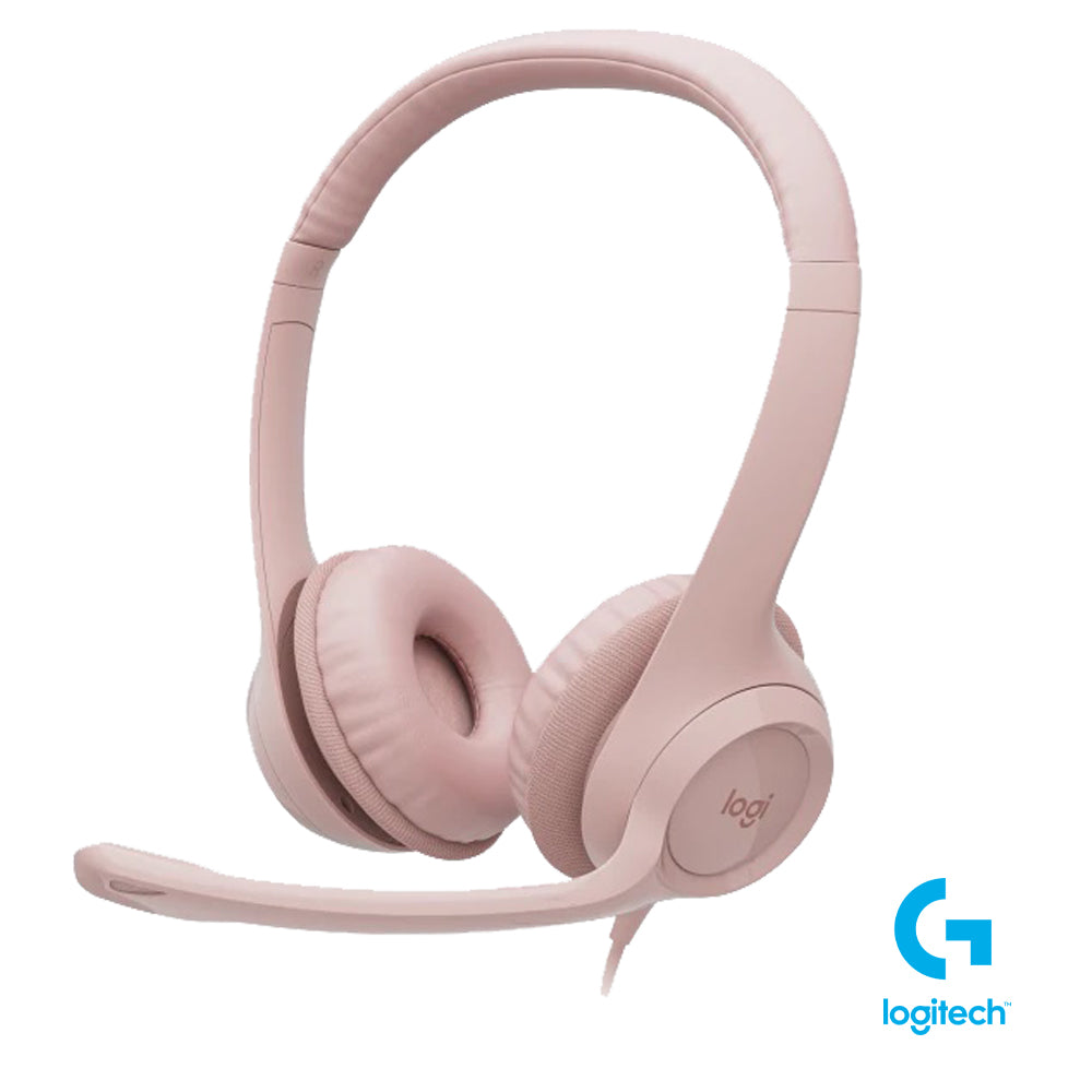 LOGITECH H390 Rosado Headset — ATEK